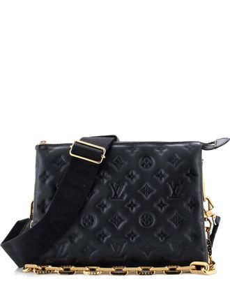 Louis Vuitton Coussin Bag Monogram Embossed Lambskin PM crossbody bag - Schwarz