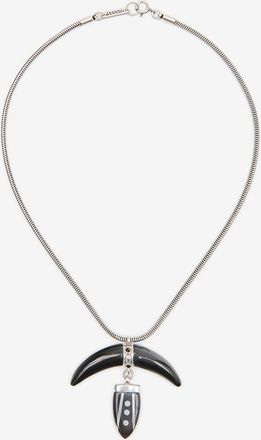 Isabel Marant Collier Cala - Femme - Noir Et Argent&eacute; - - Isabel Marant