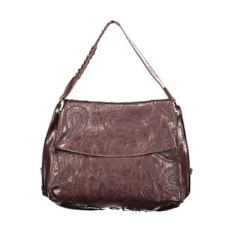 Desigual Sac bandouli&egrave;re cachemire emboss&eacute; - Femme - Sacs - Brun - Taille: ONE Size