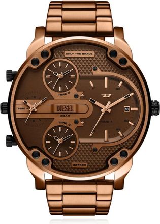 Diesel Homme, Accessoires, Jaune, Taille: ONE Size Montre Mr Daddy Slim en acier inoxydable