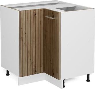 Vicco Meuble dangle R-Line, Ch&ecirc;ne Artisan/Blanc, 75.6 cm sans Plan de Travail