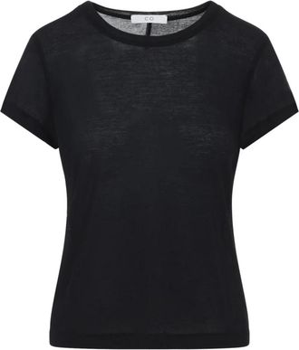 Co Femme, Tops, Noir, Taille: 38 FR T-shirt ajust&eacute;