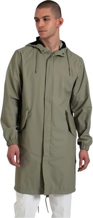 Rains Imperm&eacute;able en Polyester avec Rev&ecirc;tement - Homme - Vestes - Vert - Taille: L