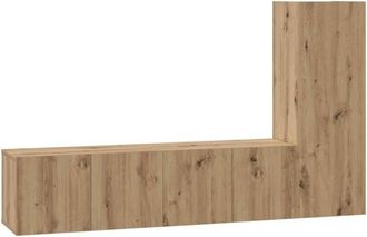 vidaXL Ensemble meuble TV 3 pcs Chêne artisanal Bois dingénierie vidaXL