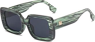 Generic 2025 designer carré grand cadre Street Shooting Lunettes de soleil rétro pour hommes et pour femmes Décoration de pare-soleil dextérieur (couleur : F,