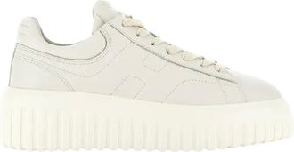 Hogan Femme, Chaussures, Blanc, Taille: 38 1/2 EU H-Stripes Baskets