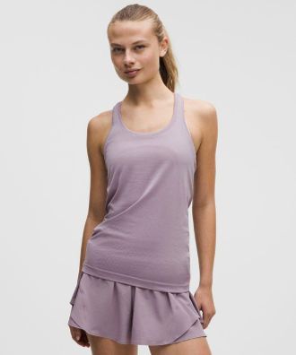 lululemon D&eacute;bardeur dos nageur Swiftly Tech 2.0 Longueur hanche pour Femmes - Violet/Pastel - Taille 10