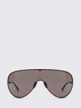 Gucci Shield-Sonnenbrille im Aviator-Stil aus Metall mit graviertem Logo