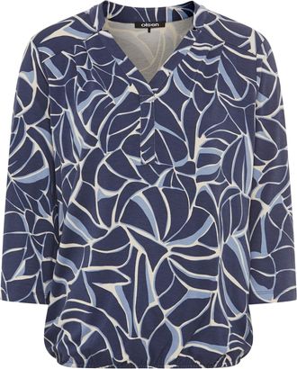 Olsen Shirt mit Gummizug am Saum