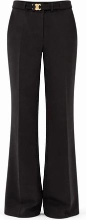 BABYLON Femme, Pantalons, Noir, Taille: 48 FR Wide Pantalons