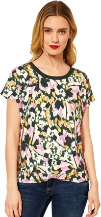 Street One Damen 317633 T-Shirt, bassy Olive, 36