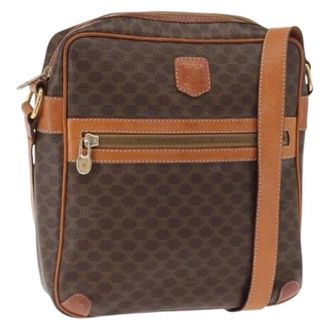 Celine Sac bandouli&egrave;re en plastique doccasion - Femme - Pre-owned - Brun - Taille: ONE Size