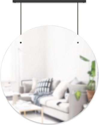 Umbra Neuwertig] Umbra Exhibit Wandspiegel Spiegel Rundspiegel 61 Cm Durchmesser Schwarz B-Ware