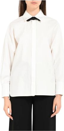 Max Mara Femme, Blouses et Chemises, Blanc, Taille: 38 FR Chemises habill&eacute;es