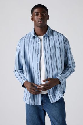 Levi's Chemise Loose En Velours C&ocirc;tel&eacute; - Homme - Bleu / Soft Chambray Garment Dye - XL