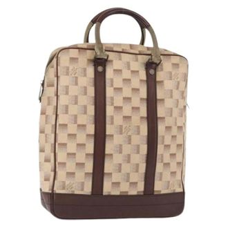 Louis Vuitton Sac &agrave; main en toile Pre-owned - Femme - Pre-owned - Beige - Taille: ONE Size