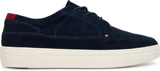 Tommy Hilfiger Sneakers Tommy Hilfiger Hilfiger Light Hybrid Suede Shoe FM0FM05788 Dunkelblau