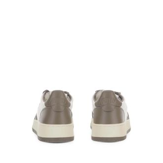 Autry Panelled Calf Leather Sneakers - White