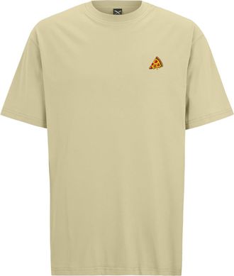 Iriedaily Herren T-Shirt Pizza Slice Bio-Baumwolle Relaxed Fit L Reed