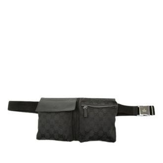 Gucci Pre-owned GG Canvas Double Pocket - Femme - Pre-owned - Noir - Taille: ONE Size
