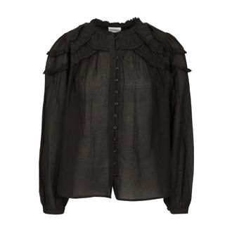 Isabel Marant Christa Blouse - - Blouses & Shirts - Damen - Schwarzk - L