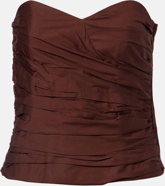 Adriana Degreas Top bustier en coton