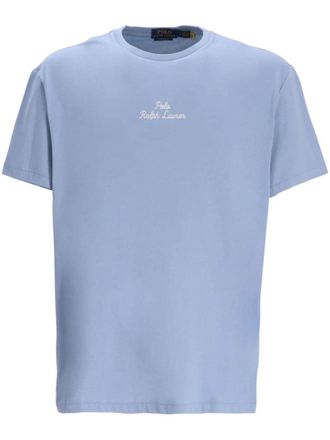 Polo Ralph Lauren t-shirt en coton à logo brodé - Bleu
