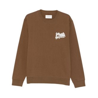 Wood Wood Colter Cloud Rundhals-Sweatshirt - - Sweatshirts & Hoodies - Herren - Braun - L
