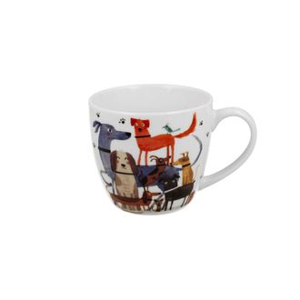 Duo Becher Dogs World - Dog Walk mit Geschenkverpackung - 0,46l