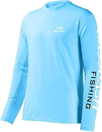 Bassdash T-Shirts de pêche pour Hommes Protection Solaire UV UPF 50+ T-Shirt à Manches Longues