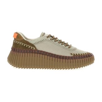 Chlo&eacute; Nama Baskets - Femme - Chaussures - Vert - Taille: 38 EU