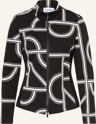 Joseph Ribkoff Sweatjacke Im Materialmix schwarz