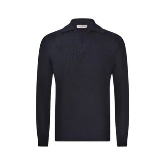 Gran Sasso Homme, Pulls, Bleu, Taille: XL Tennis m/l Pullover