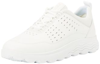 Geox Herren U SPHERICA Sneaker, White, 44 EU