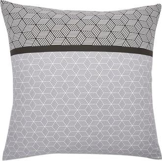 Origin Store Kissenbezug, Bedruckt, aus Bambus, Quentin, 63 x 63 cm, Origin