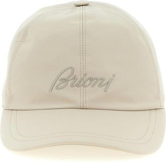 Brioni Homme, Accessoires, Beige, Taille: M Logo Cap