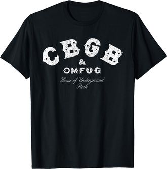 CBGB Classic Logo On Black T-Shirt