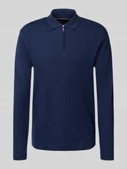 Christian Berg Slim Fit Poloshirt mit Rei&szlig;verschluss