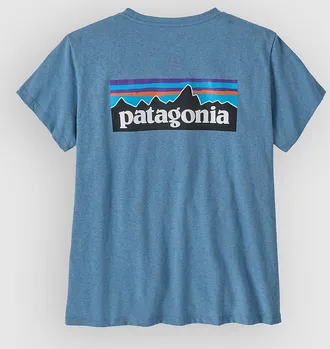 Patagonia P-6 Logo Responsibili T-Shirt bleu