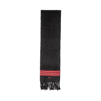 Yohji Yamamoto &Eacute;charpe &agrave; rayures - Homme - Accessoires - Noir - Taille: ONE Size