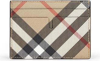 Burberry Homme, Accessoires, Beige, Taille: ONE Size Porte-cartes Sandon