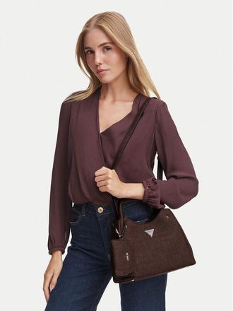 Guess Handtasche Lorella HWCG23 06220 Dunkelbraun