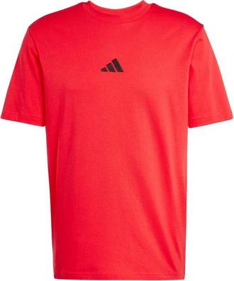 adidas Homme, Sport, Rouge, Taille: L Essentials Small Logo Single Jersey T-Shirt