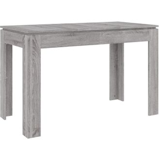 vidaXL Esstisch Grau Sonoma 120x60x76 cm Holzwerkstoff - Vidaxl