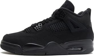 Nike Low-Top Sneaker - Air Jordan 4 Retro Black Cat (2025) - Gr. 40,5 (EU) - in Bunt - f&uuml;r Damen