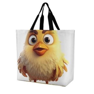 Generic Poulet De Dessin Anim&eacute; Sac A Main Femme D&eacute;contract&eacute; Tote Bag L&eacute;ger Sac &Agrave; Bandouli&egrave;re Pour Travail Gym Voyage