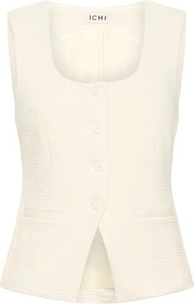 Ichi Ichi, Femme, Vestes, Beige, Taille: 40 FR Vest