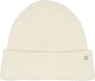 s.Oliver Beanie mit Umschlag und Logo-Detail