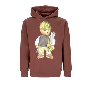 Market Workshop Bear Hoodie Braun - - Sweatshirts & Hoodies - Herren - Braun - S
