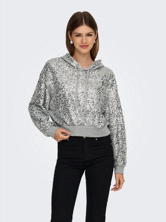 Only Kapuzensweatshirt ONLJADA L/S SEQUINS HOOD SWT